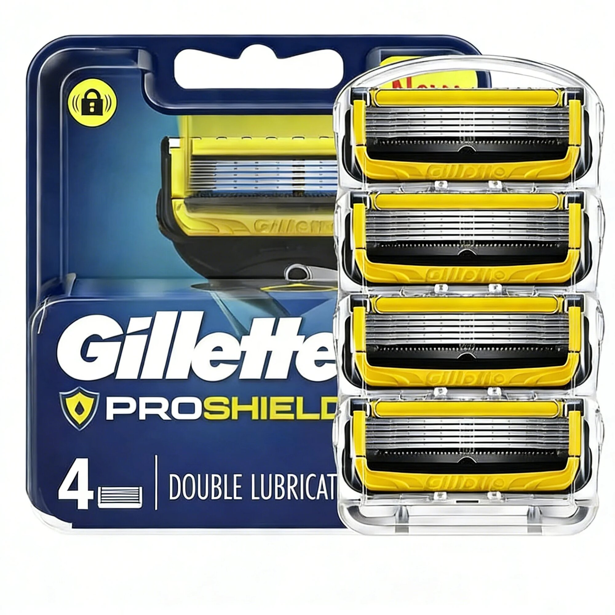 Лезвия Gillette Fusion ProGlide Shield 4/8 шт. 4 Razor blades
