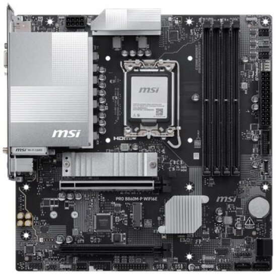 Материнская плата Msi PRO B860M-P WIFI6E (LGA1851, mATX)