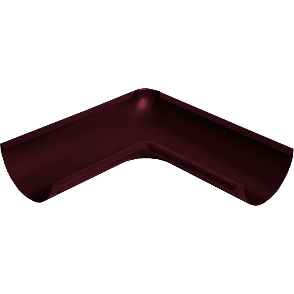 Угол желоба NIKA внутренний, круглый, двусторонний, RAL 3005 (вишневый) В0000019184
