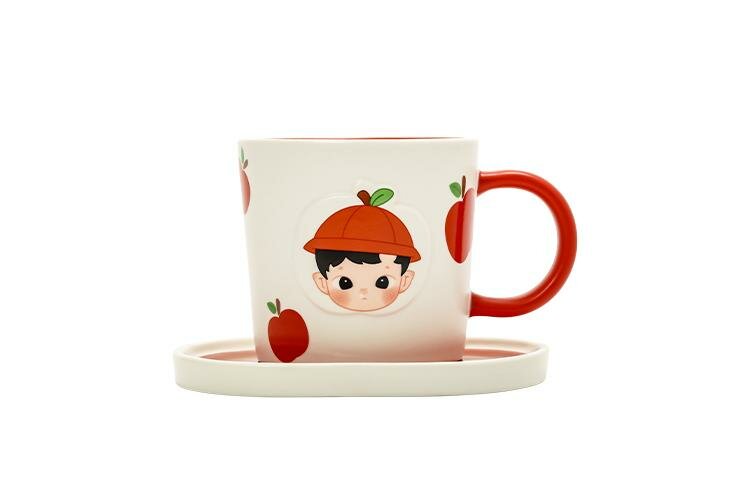 Питейная кружка унисекс POP MART HACIPUPU Коллекция Kindergarten, 410 мл, white