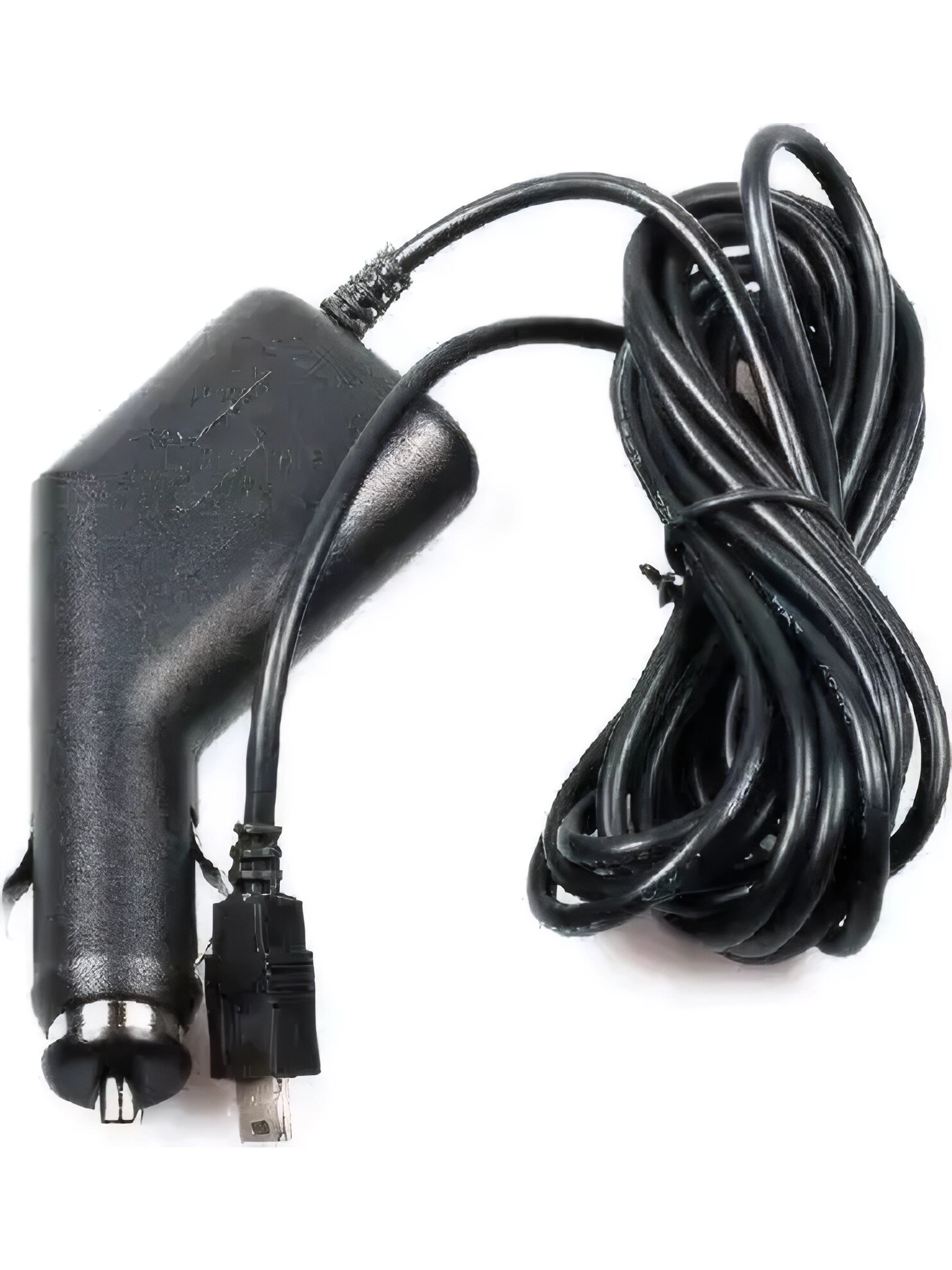 Автомобильное зарядное устройство RECXON AZU-1 - разъем miniUSB, длина 3.5 м, максимальный ток 1.5 A, выходное напряжение 5 В