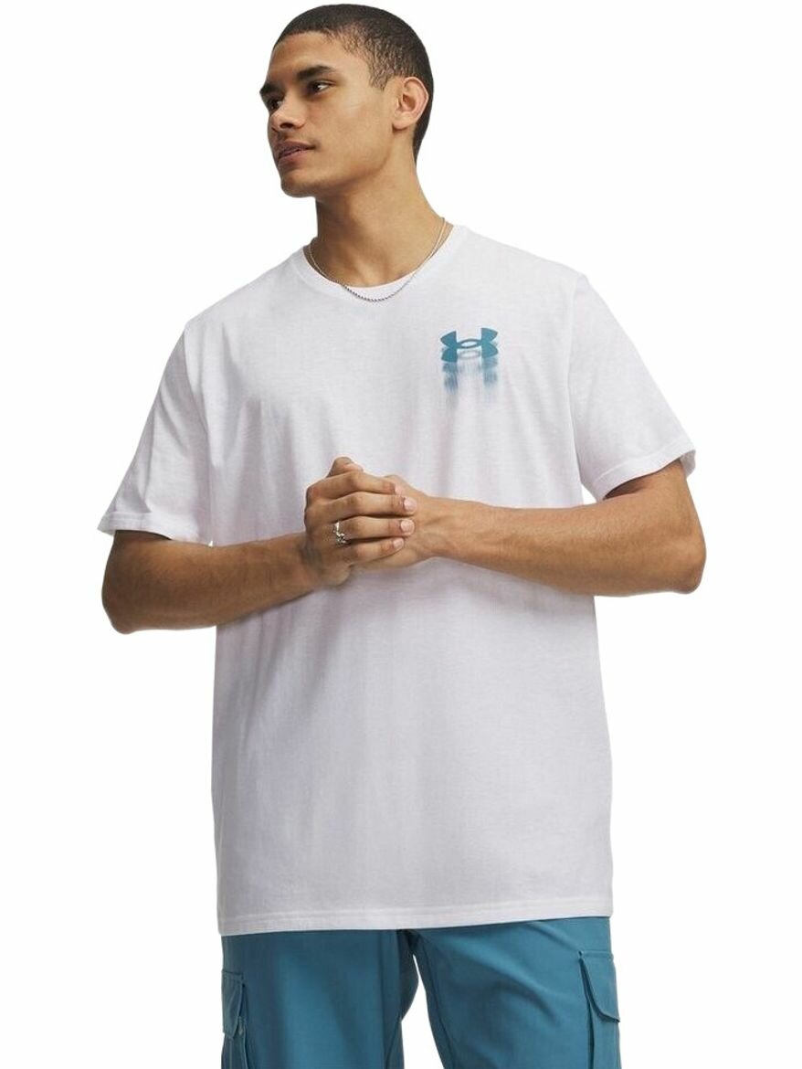 Футболка спортивная UA M BLUR LOGO SS