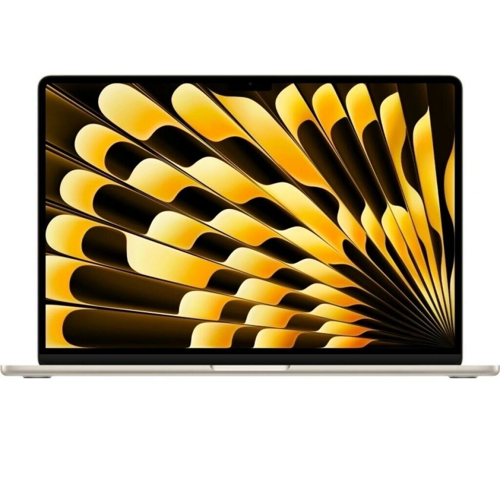 Ноутбук Apple MacBook Air 13 (M3, 8C CPU/10C GPU, 24Gb, 512Gb SSD), MC8P4, Starlight