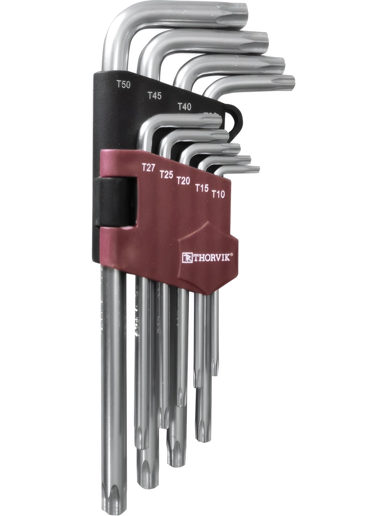 Набор ключей торцевых TORX, Т10-T50, 9 предметов Thorvik TK9S