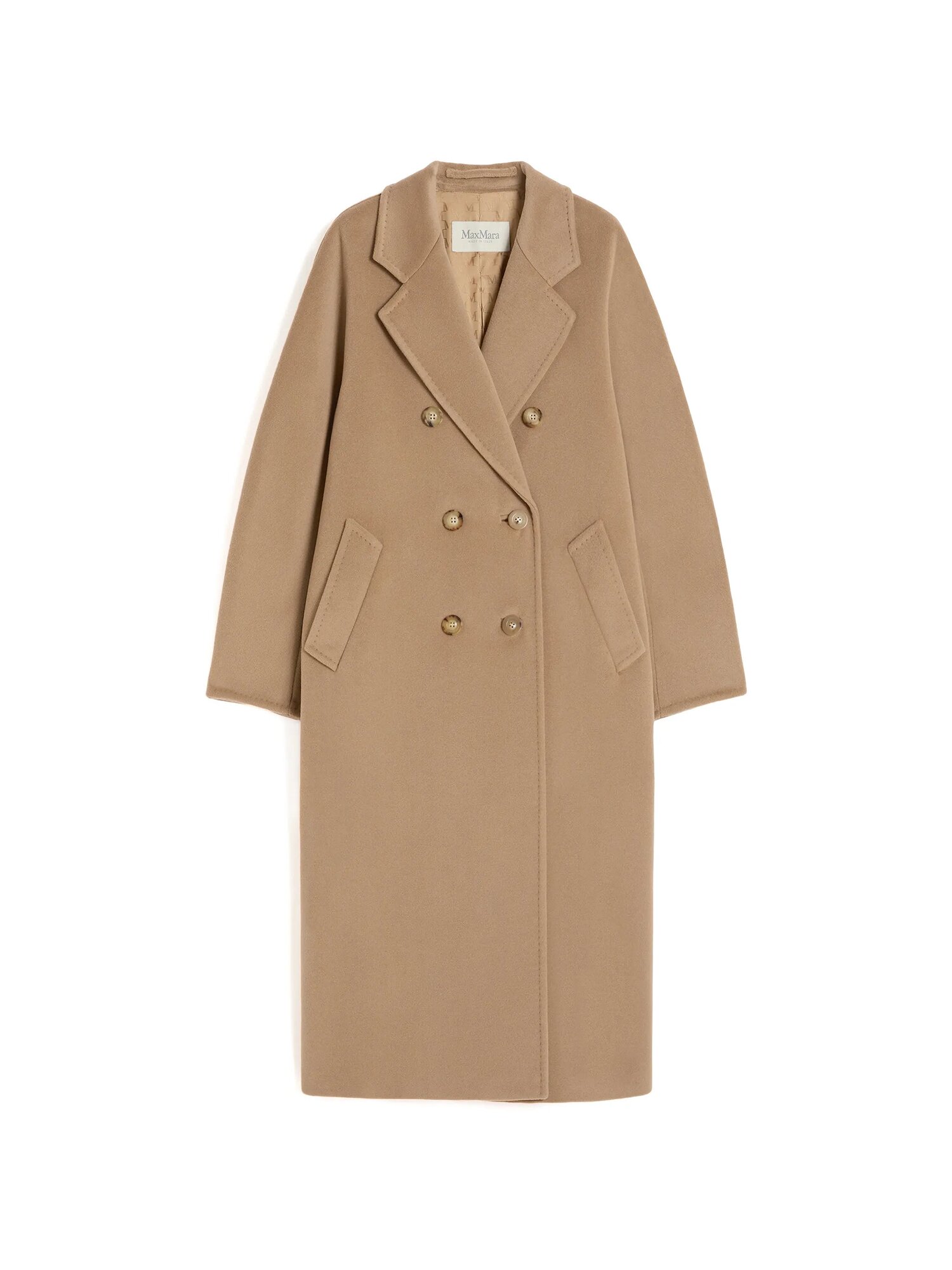 Пальто Double-breasted notch-lapel coat