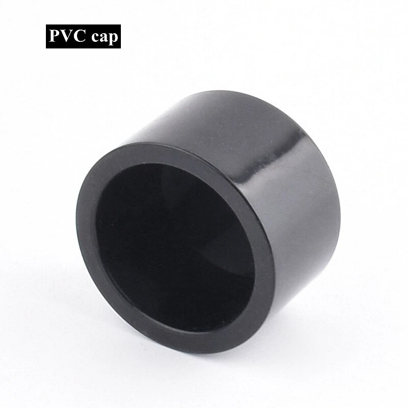 Черный соединитель для трубы из ПВХ SgooHan 20-50 мм Черный, PVC cap, Black 20mm