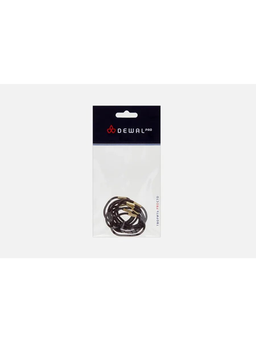 Dewal mini brown Резинки для волос 10шт