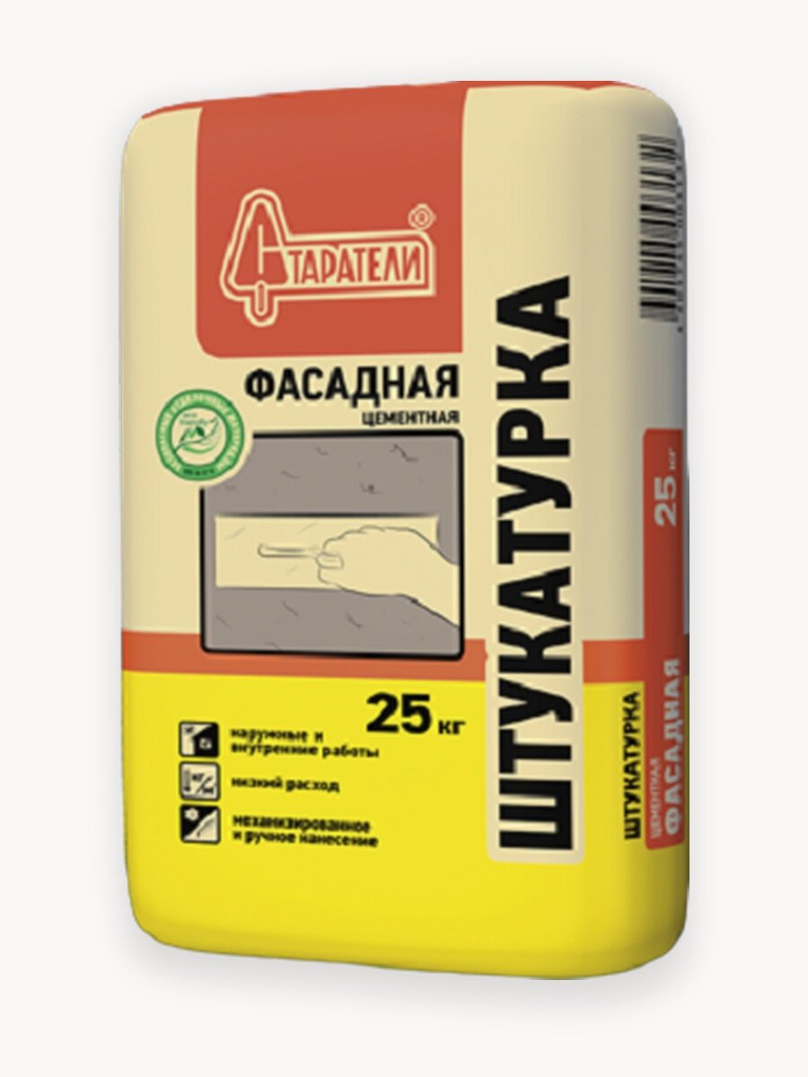 Штукатурка Цементная Фасадная Старатели 25кг.