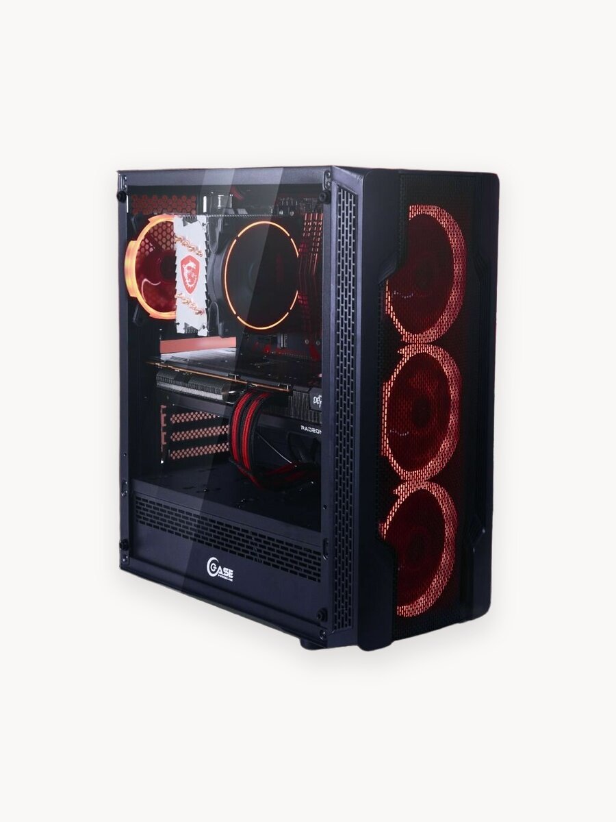 Системный блок игровой компьютер ПК (Intel Core-i5 12400f, RTX 3060 12ГБ, ОЗУ 32ГБ, SSD 1TB, H610, 600W)