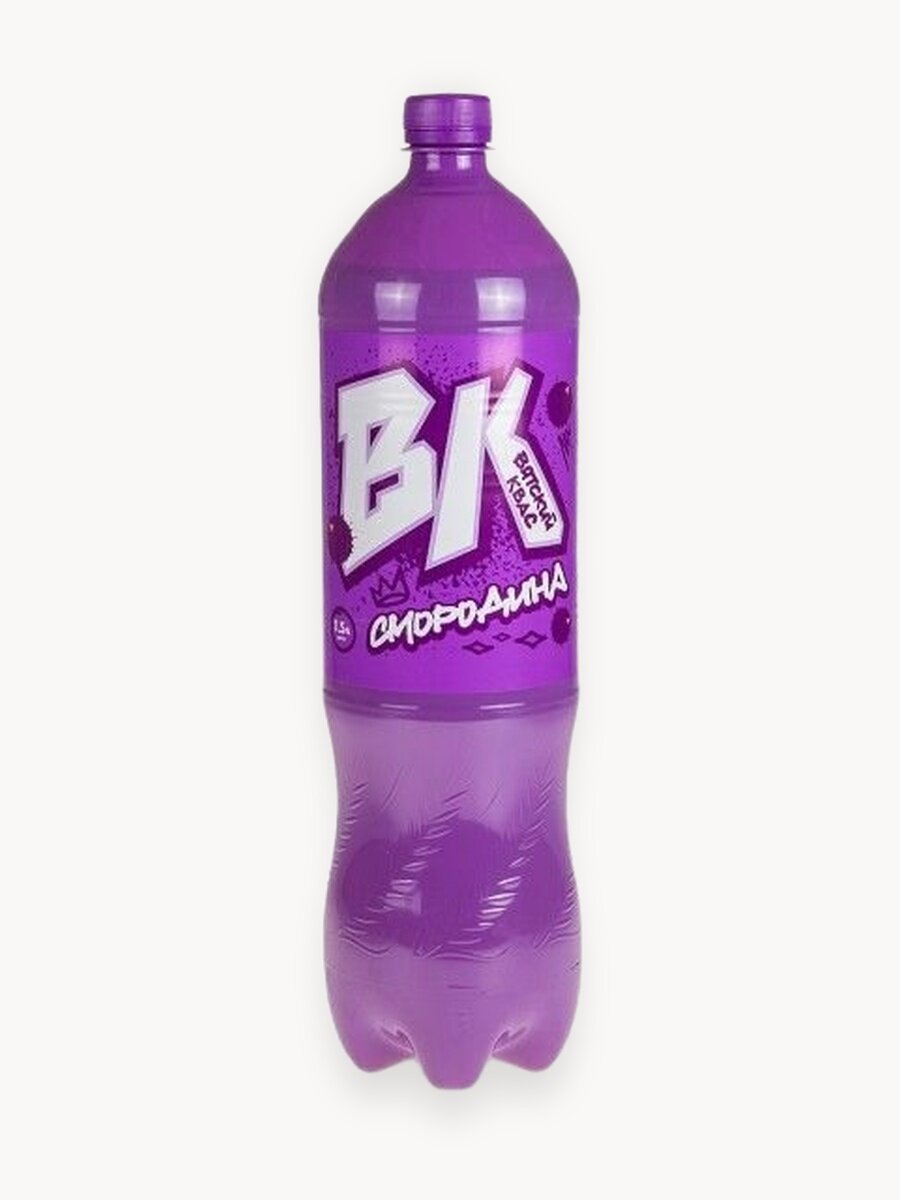 Квас Вятский черная смородина 1,5л 4шт