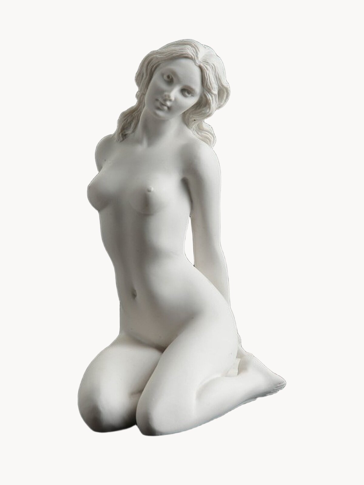 Сувенир "Обнаженная девушка", мраморная крошка, без покрытия, 19,5 см