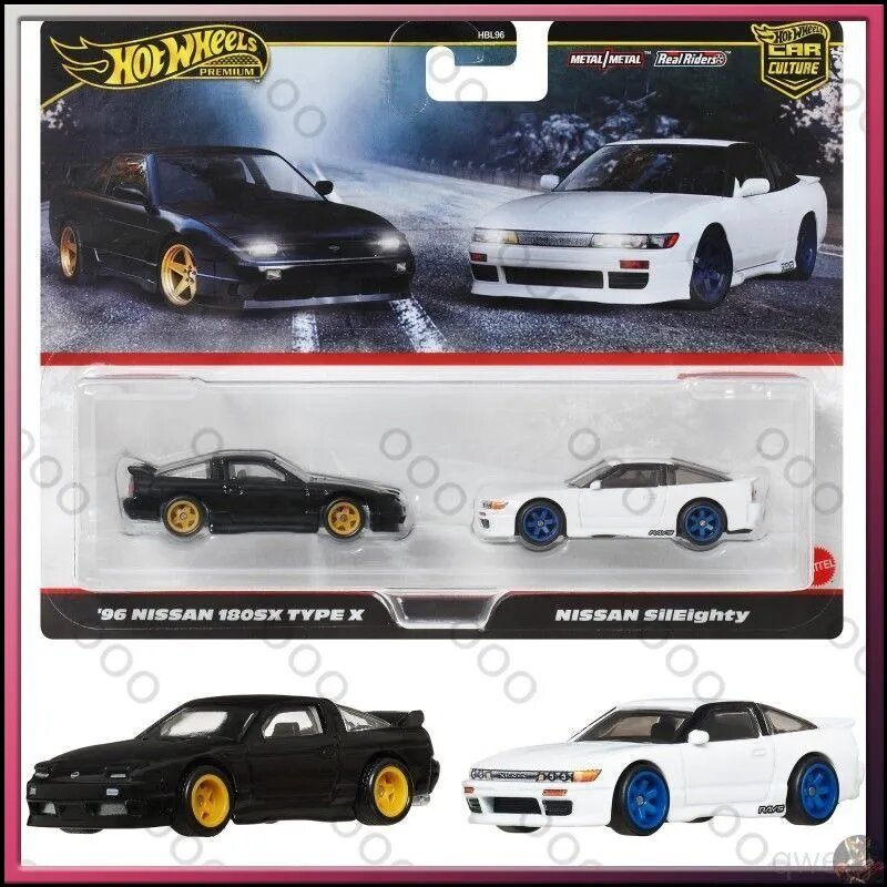 Машинка Premium Car Culture 2-Pack HBL96-'96 Nissan 180SX Type X&Nissan SilEigh