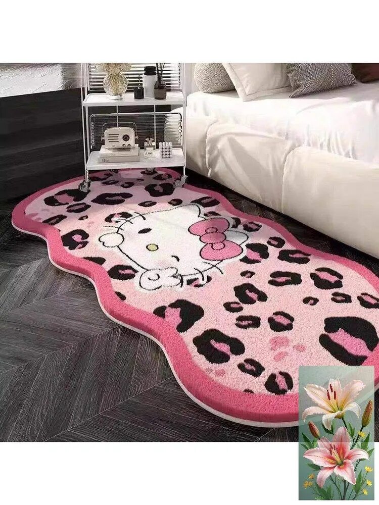 Ковер Белый 40x80 см