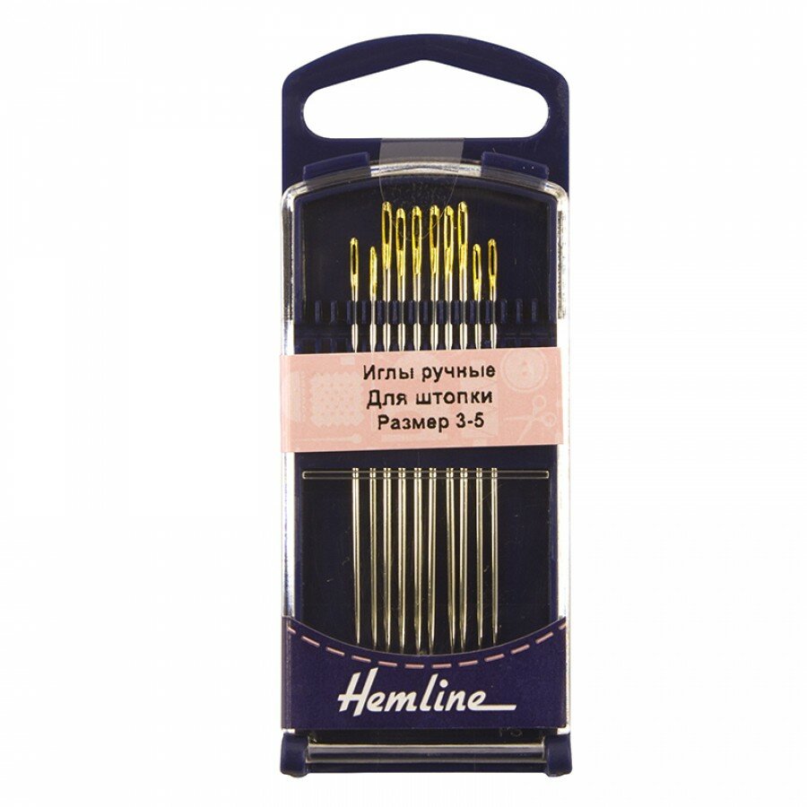 Иглы ручные для штопки, 3-5 3-5 см HEMLINE 284G.35/G002