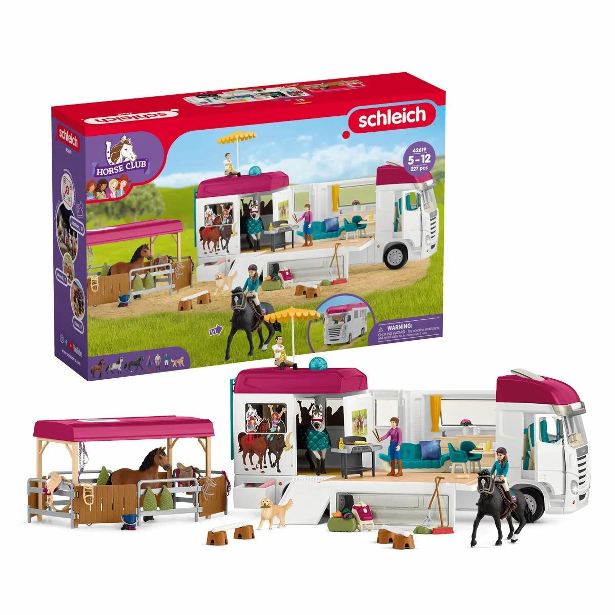 Набор Schleich "Школа верховой езды", пластик, 4100 г, 5-11 лет
