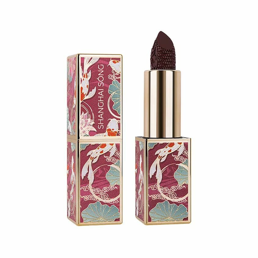 SHANGHAI SONG Сатиновая помада Empress Kiss, № 005 Power, 3.6 г
