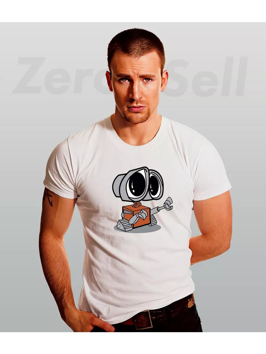 Футболка парная валли робот