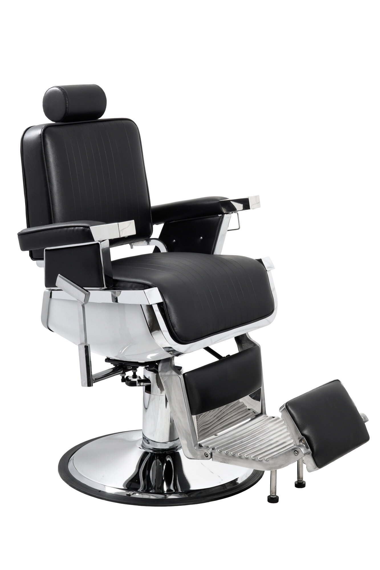Кресло BXS Lincoln, для барбершопа, максимальная нагрузка 300 кг, мягкое сиденье, люкс класса.