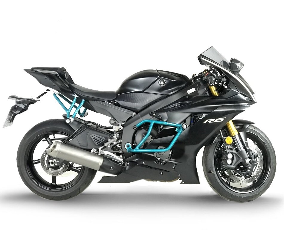 Дуги защитные YAMAHA YZF-R6 17- STREET, черный матовый цвет