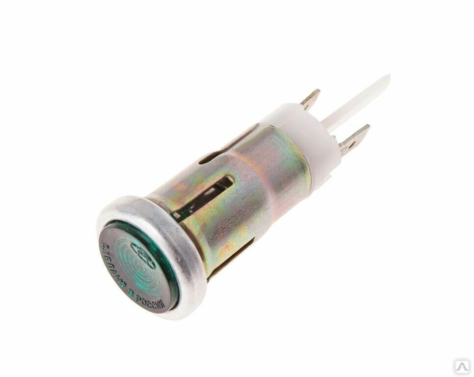 Лампа контрольная 12В зеленая освар арт.121.3803 (1шт)