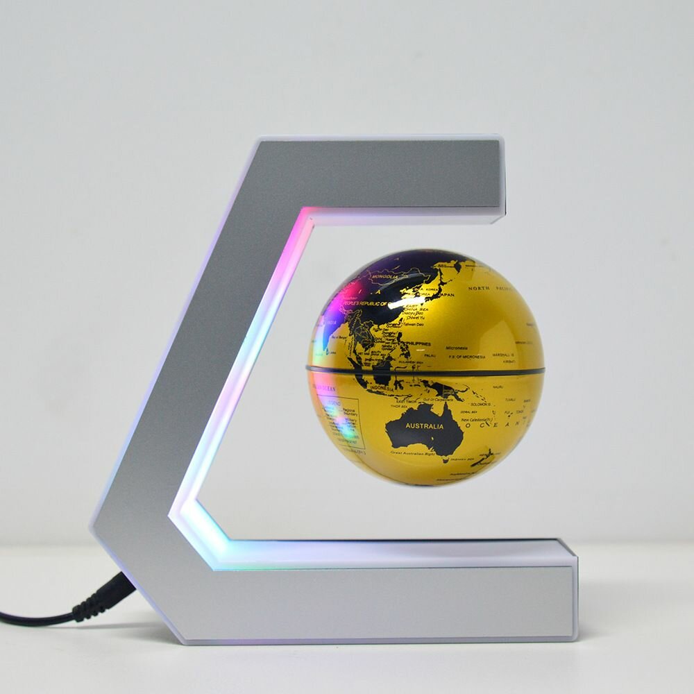 Магнитный левитирующий глобус, украшение домашнего офиса, подарок на день рождения