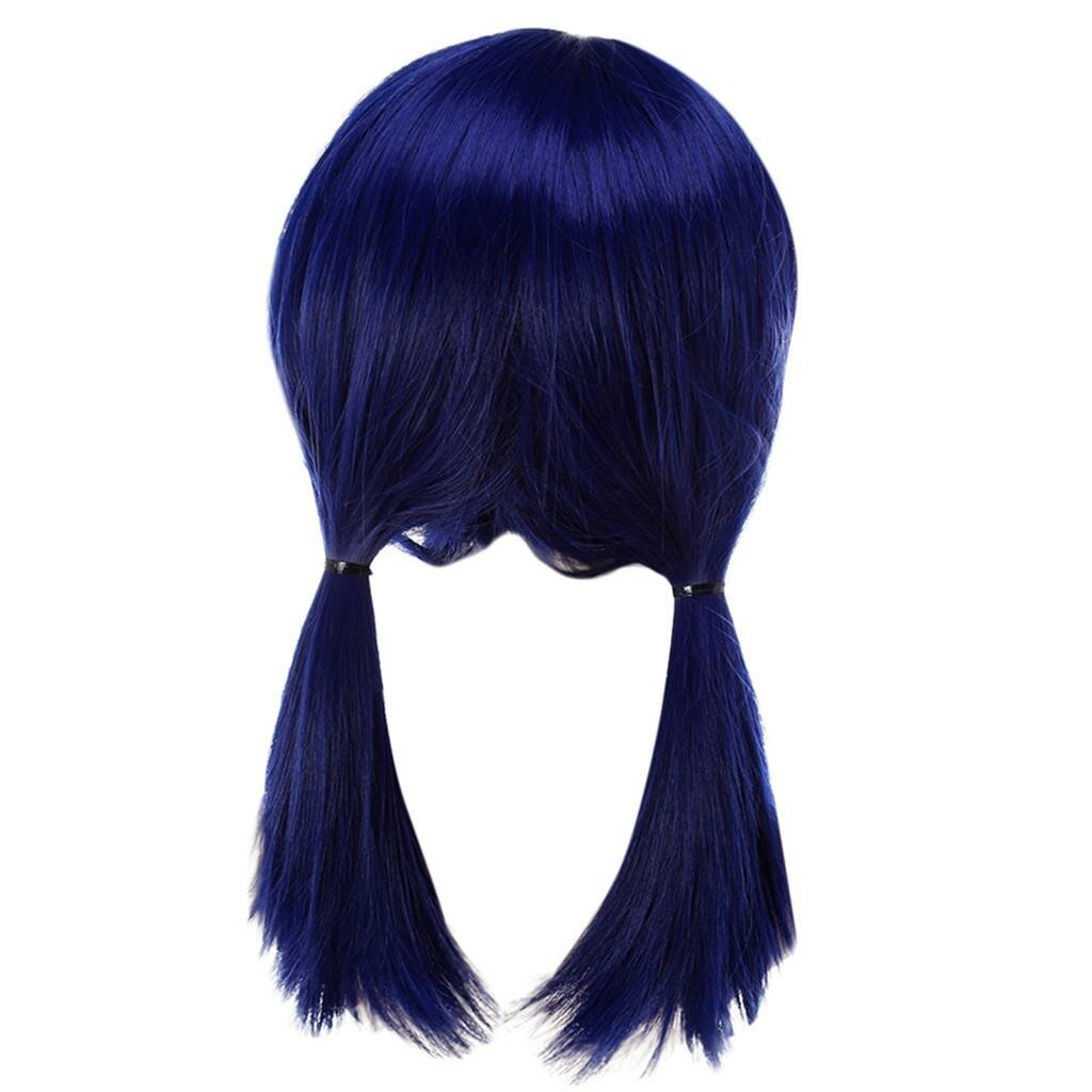 Косплей COS Волосы Miraculous Bug Cos Двойной Конский Хвост Аниме Косплей Женский Парик