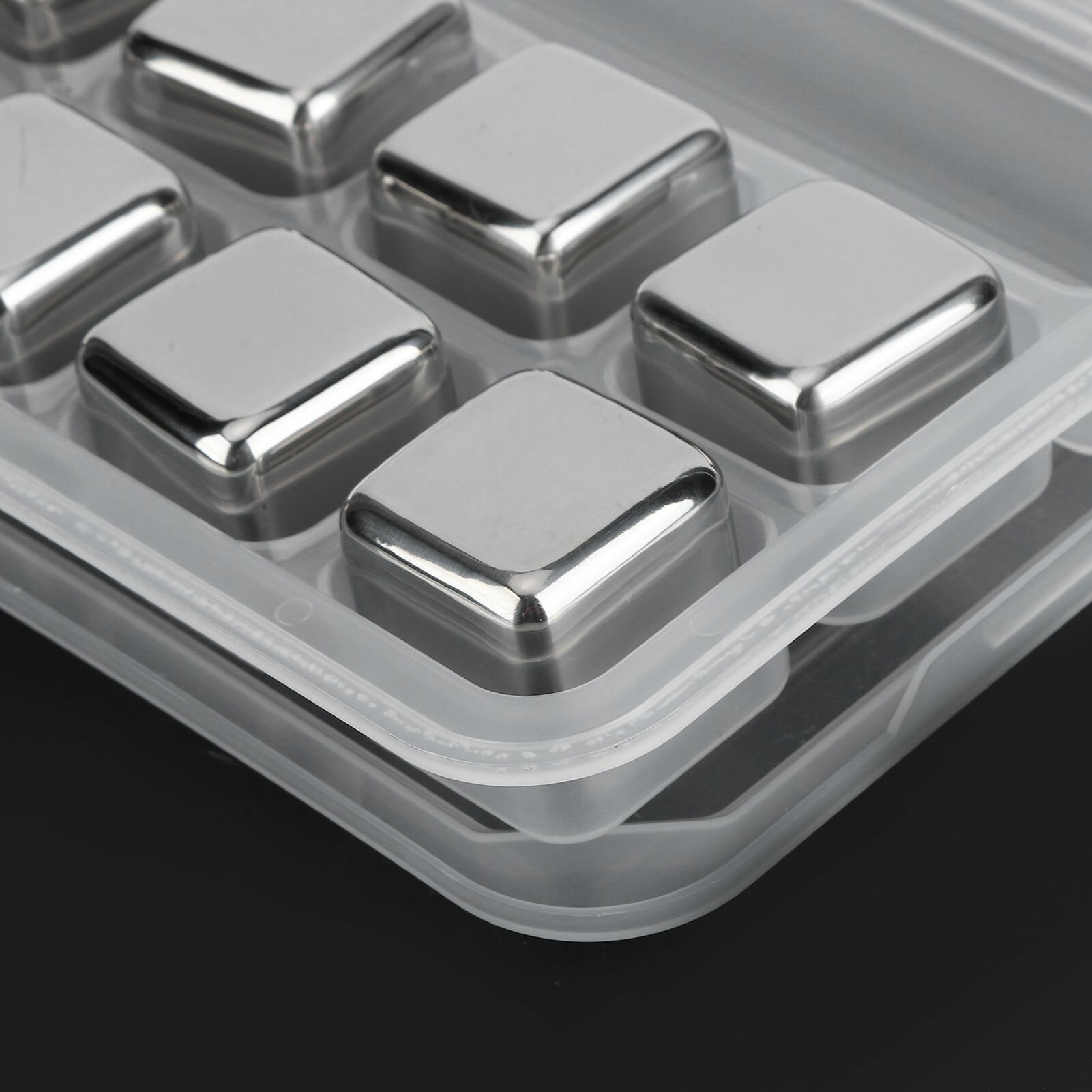 Нержавеющая сталь 304, камни для виски, вина, многоразовые кубики льда, шар с коробкой, барные принадлежности для вечеринок (8 шт. + зажим)