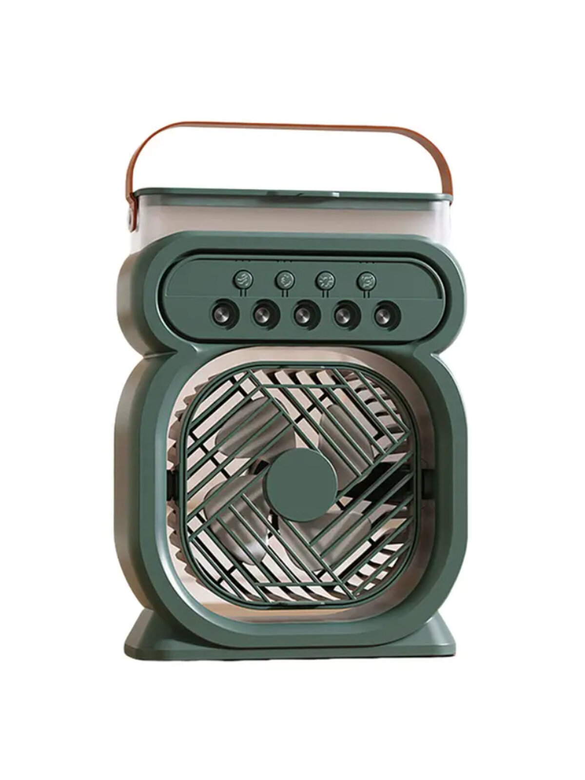 Портативный вентилятор 3 в 1 с питанием от USB, увлажнитель с подсветкой, цвет зеленый