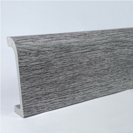 Плинтус напольный bello deco ПЛ16 80х19х2000 мм, ударопрочный, цветной с текстурой, Скандинавский шик.