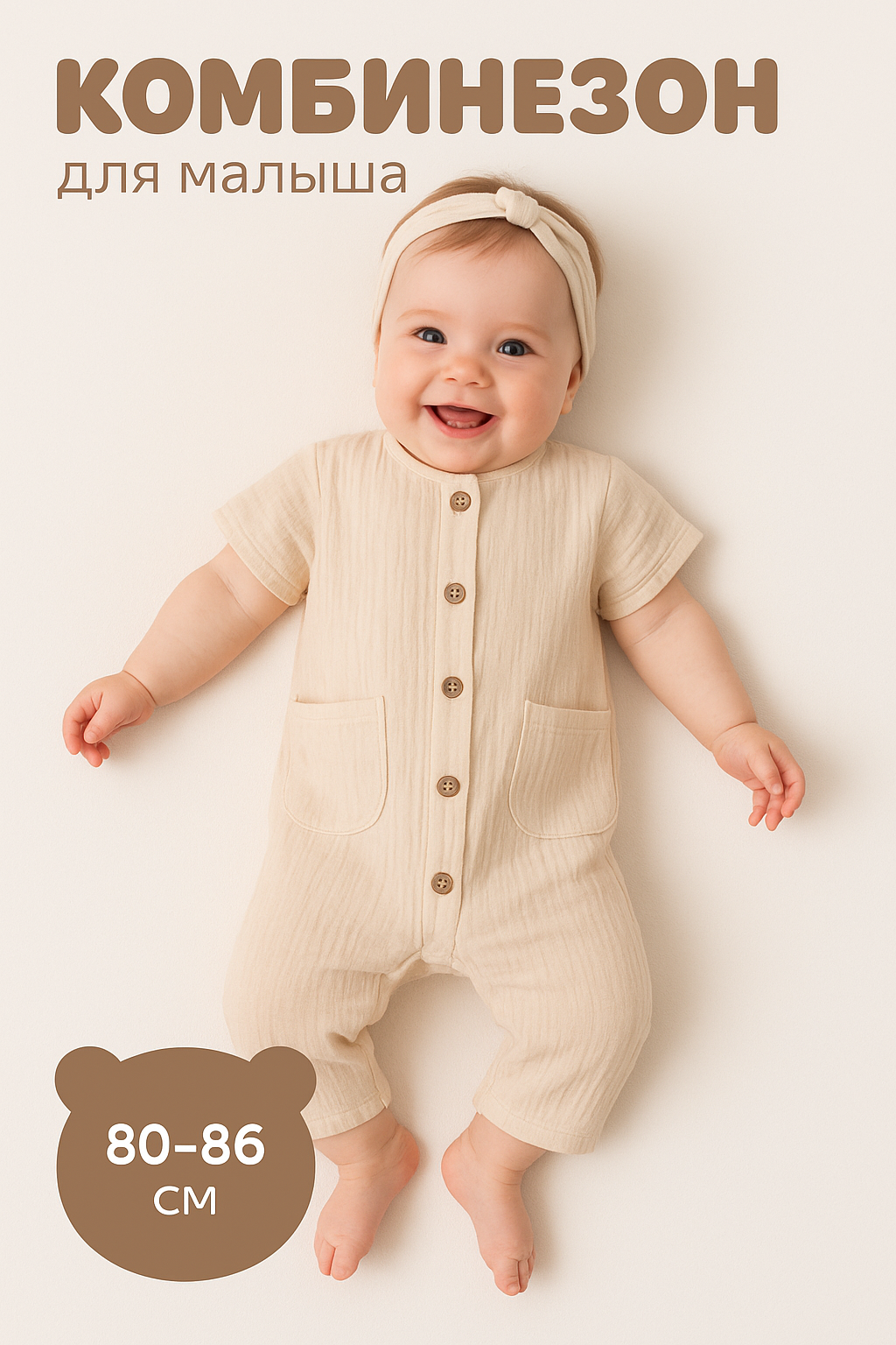 Комбинезон Крошка Я: Муслин