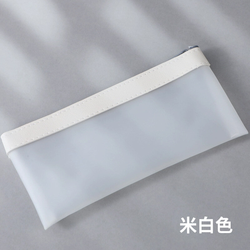 Пенал "Экзамены", для японских студентов, прозрачный, бежевый