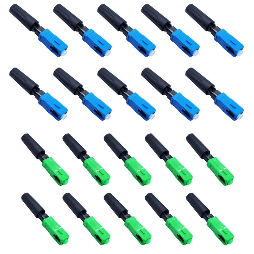 Одиночные режимы быстрого холодного соединения адаптер FTTH встроенный разъем. Оптика 20 шт.