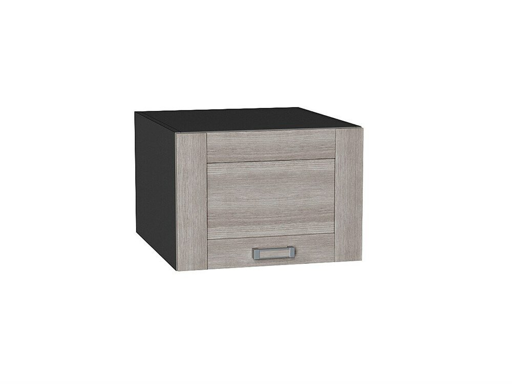 VVT Шкаф верхний горизонтальный глубокий Лофт Graphite, Cappuccino Veralinga, 500 В*Ш*Г 358*500*576, фасад МДФ Cappuccino Veralinga, корпус Graphite Cappuccino Veralinga