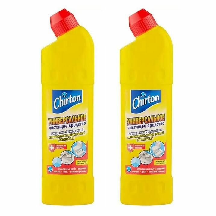 Chirton Универсальное чистящее средство Лимонная Свежесть, 750 мл, 2 шт