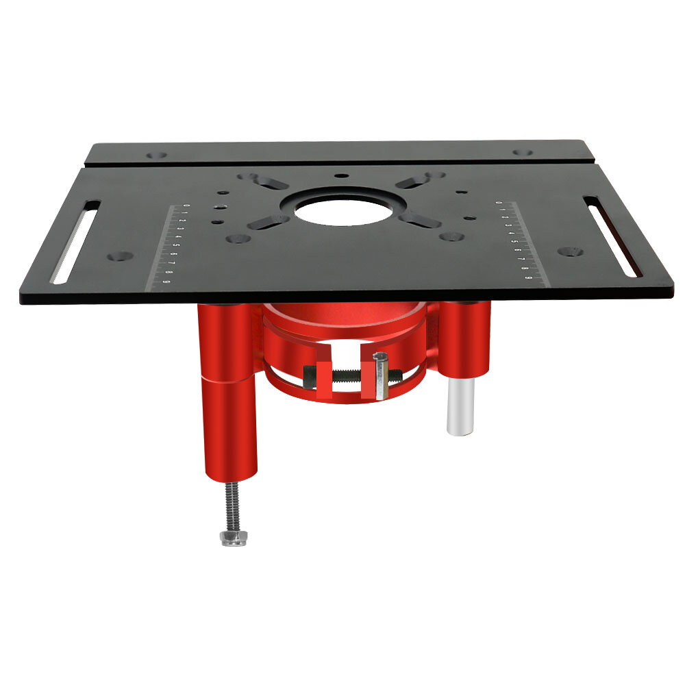 Набор из 2 вставных пластин для фрезерного стола, алюминиевый сплав, откидная доска для фрезерования по дереву с подъемным основанием 47 мм для двигателей диаметром 63,8 65 мм, гравировальный и торцовочный станки, столярные верстаки