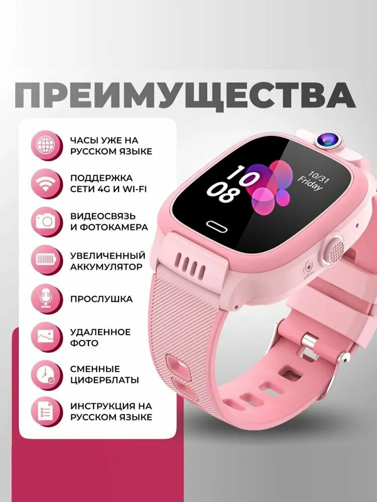 Смарт часы детские, Smart Watch Y36, наручные для девочек, для мальчиков, с сим картой, для детей, 38 мм