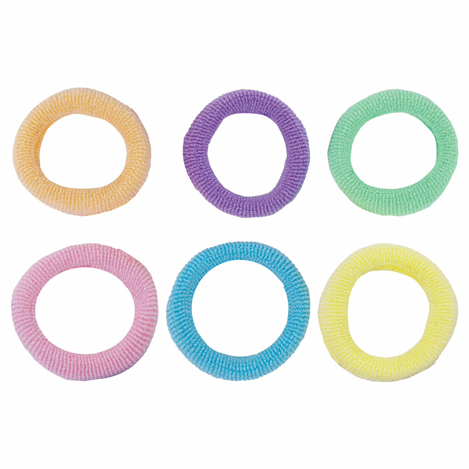 Упаковка 12 шт. Резинки для волос набор 35 шт, мягкие, маленькие, разные цвета, MONTE VITA (монте вита), 457055