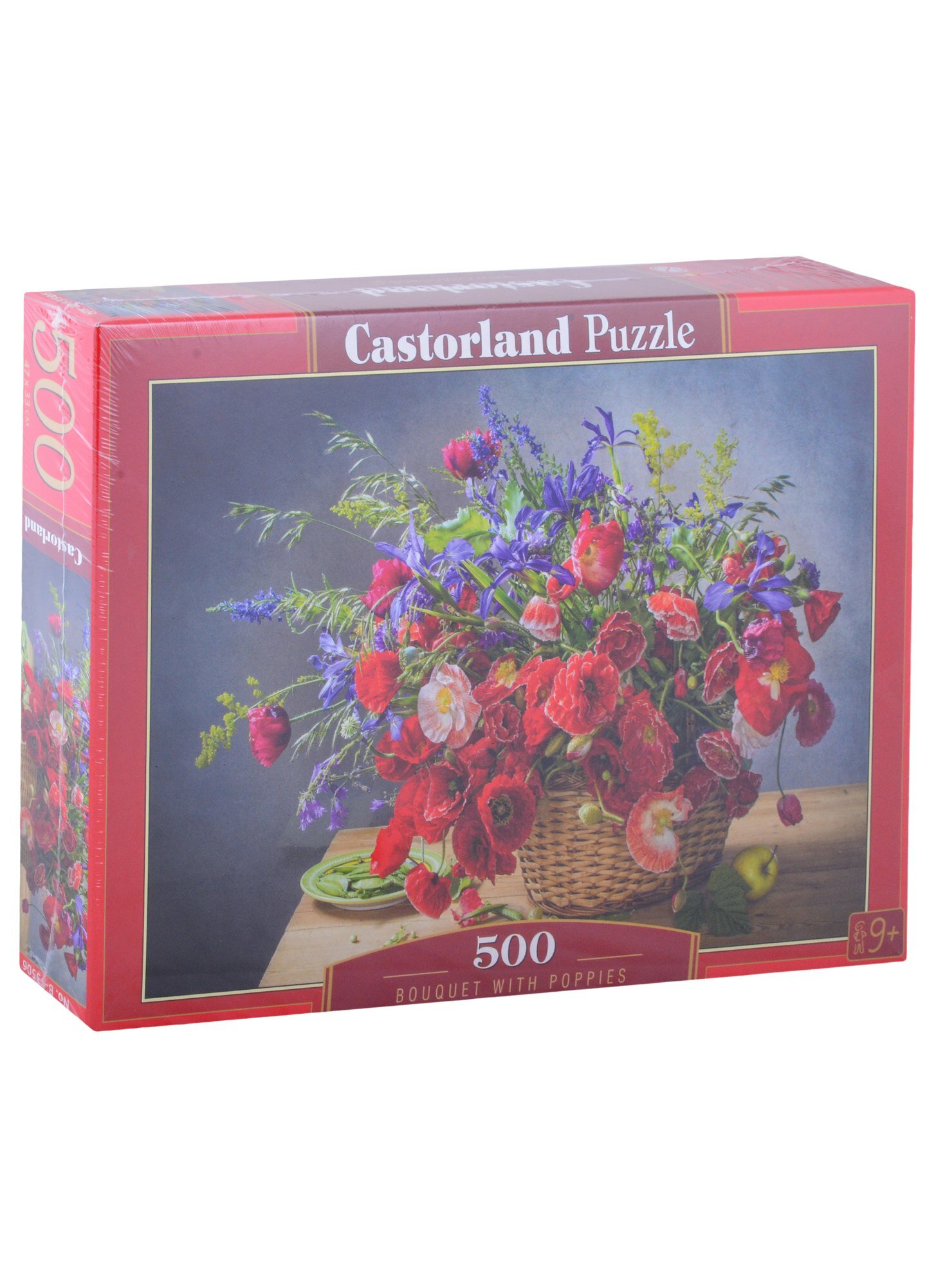 Пазл Букет с маками, 500 деталей Castor Land