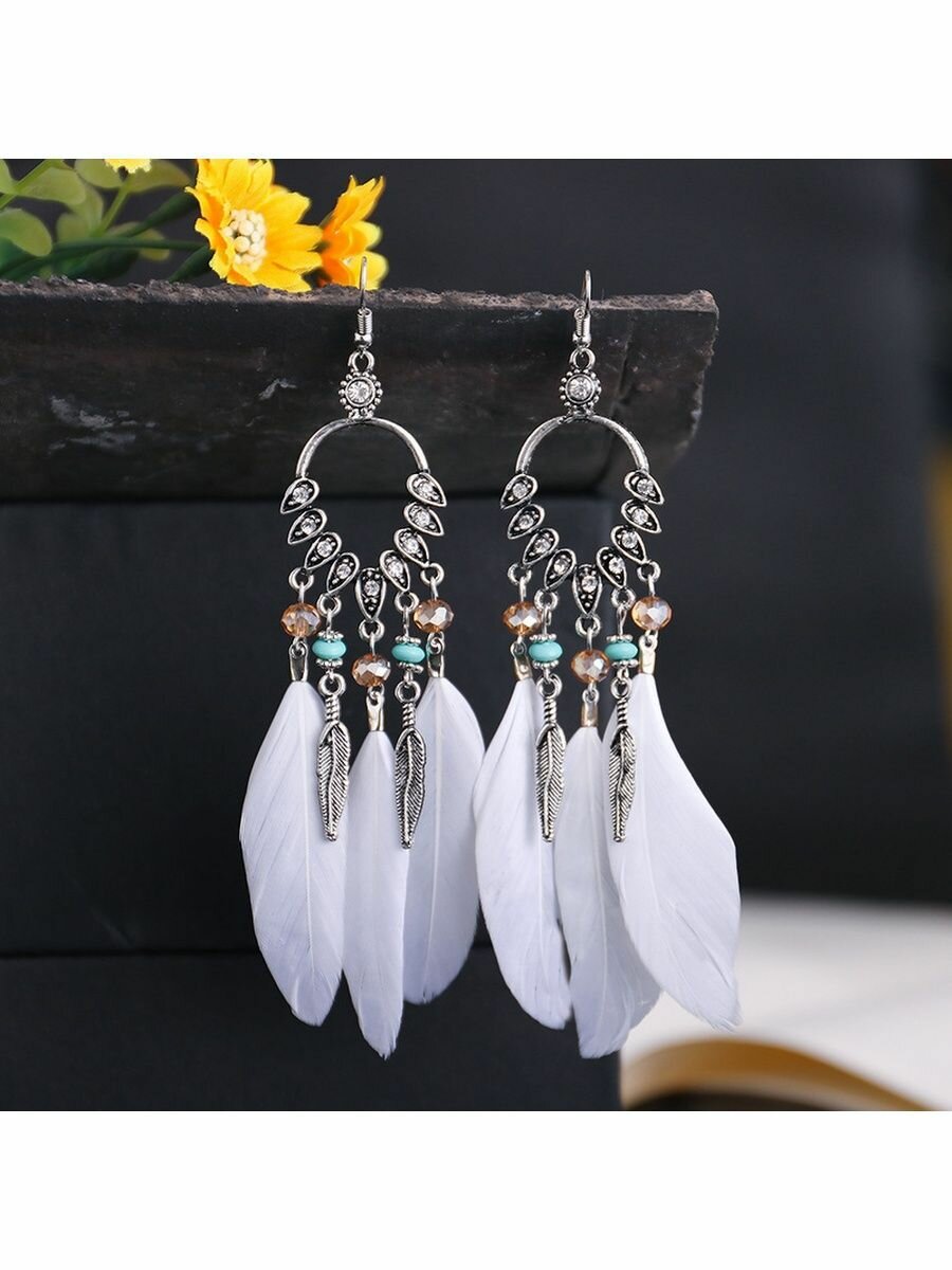 Серьги, дерево