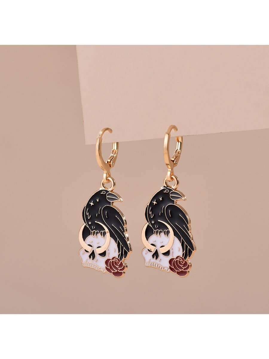 Серьги, эмаль