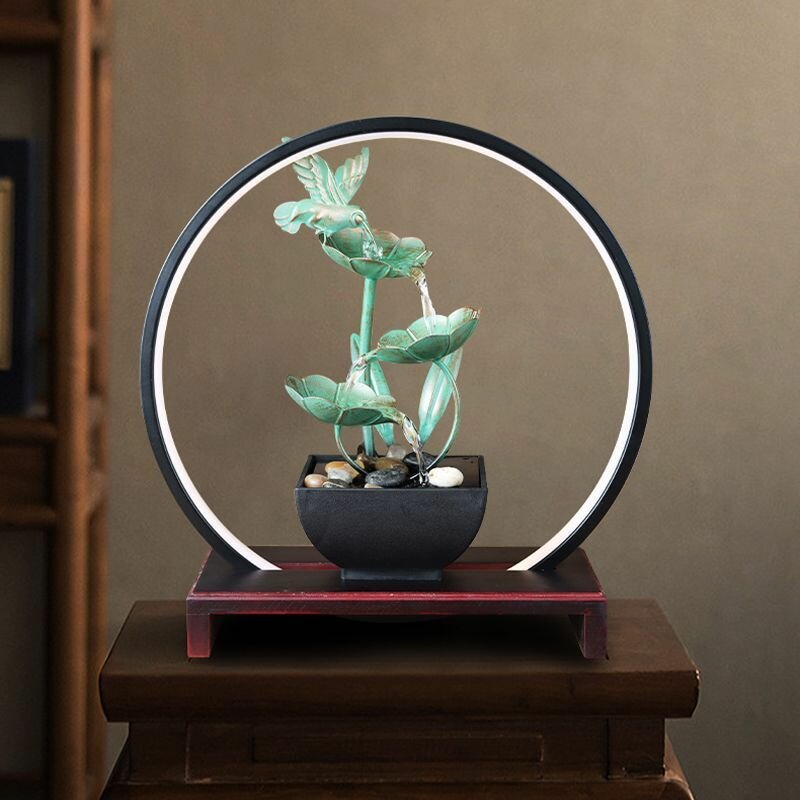 Дом и сад декор И интерьер Фонтаны декоративные/Со светодиодной подсветкой -jua