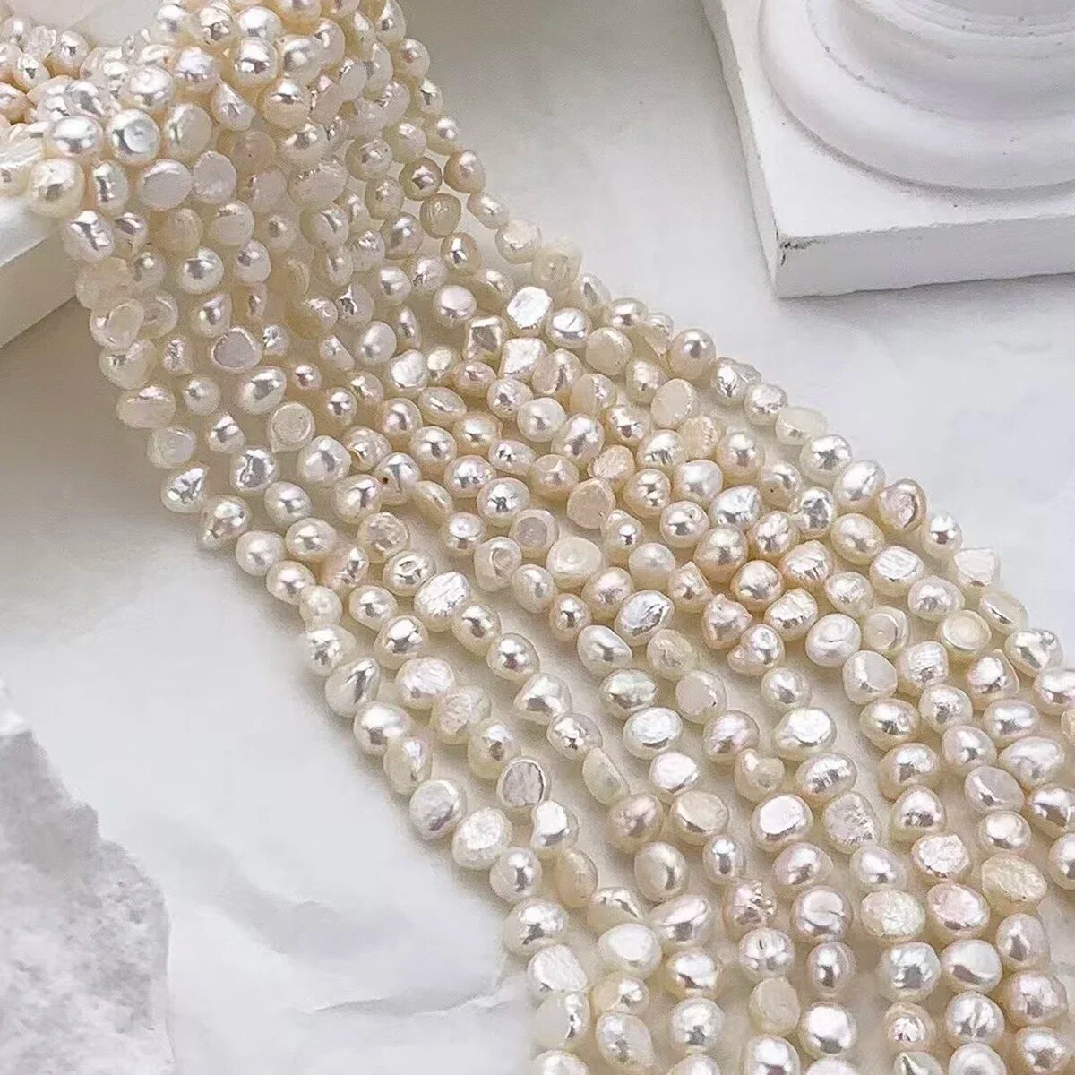 Натуральный пресноводный жемчуг барокко 5-6 мм