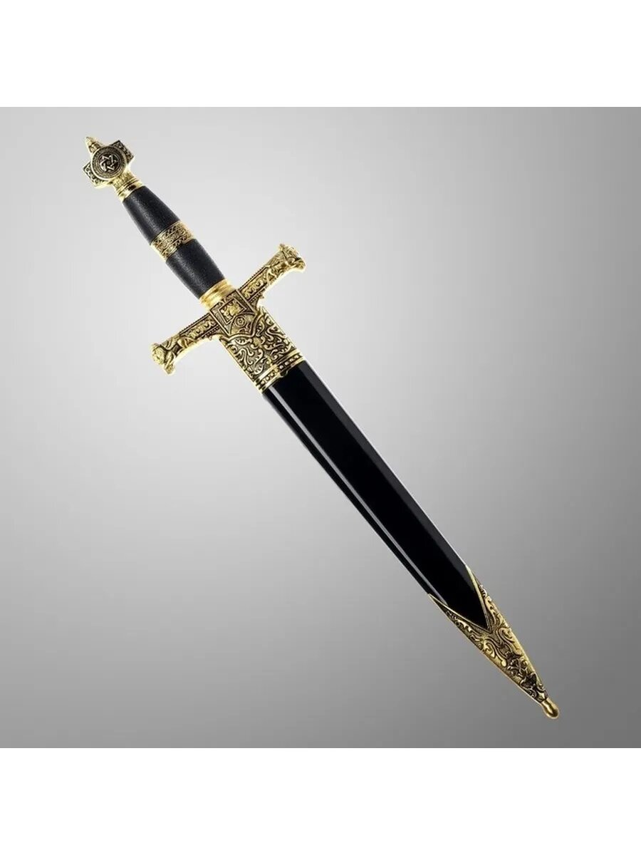 Кортик с символикой Звезды Давида, 10х40 см