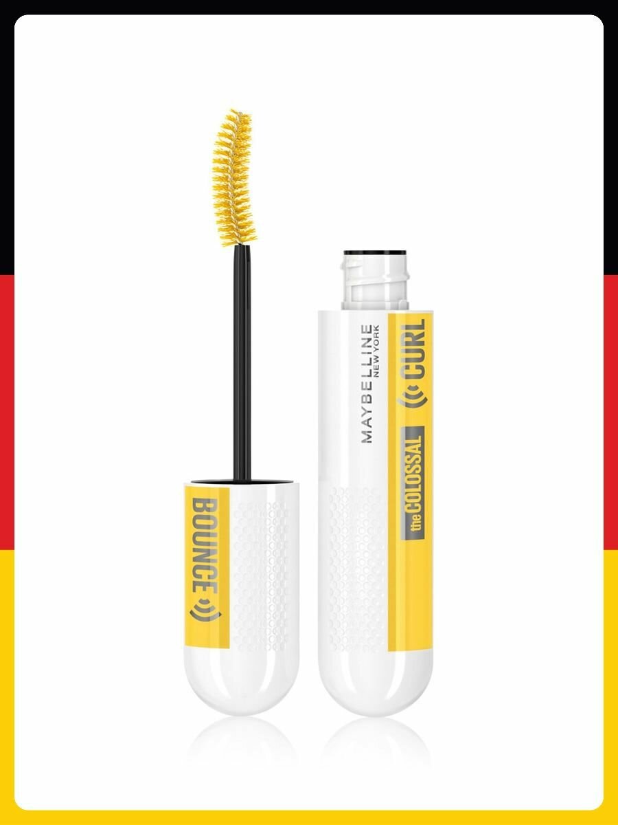 Тушь для ресниц Maybelline New York Colossal Curl Bounce 1 Very Black, 10 мл