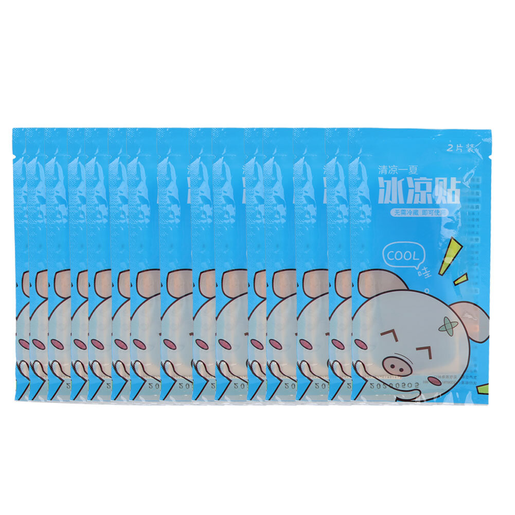 30 шт. Летние охлаждающие пластыри для мобильных телефонов, рассеивающие тепло, наклейки для охлаждения лба