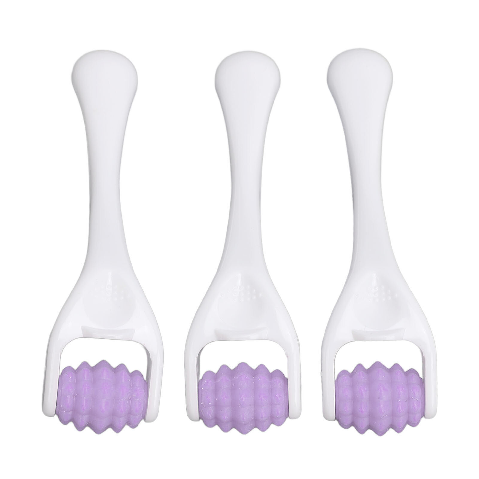 3 ПК С лицом мышечного массажного ролика глубокое расслабление облегчить усталость силиконовый глаз для лица, массаж глаз, фиолетовый, фиолетовый