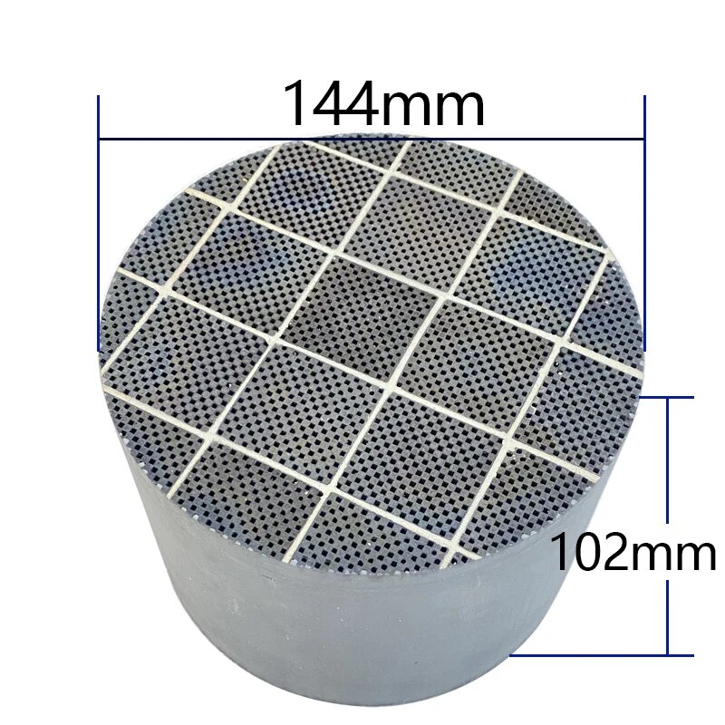 1 шт. 144*102 мм, высокоэффективный дизельный фильтр из карбида кремния DPF для дизельных двигателей, твердосплавный кремниевый фильтр DPF 144-102mm