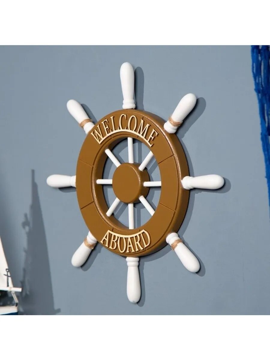 Сувенир интерьерный "Штурвал" 33см