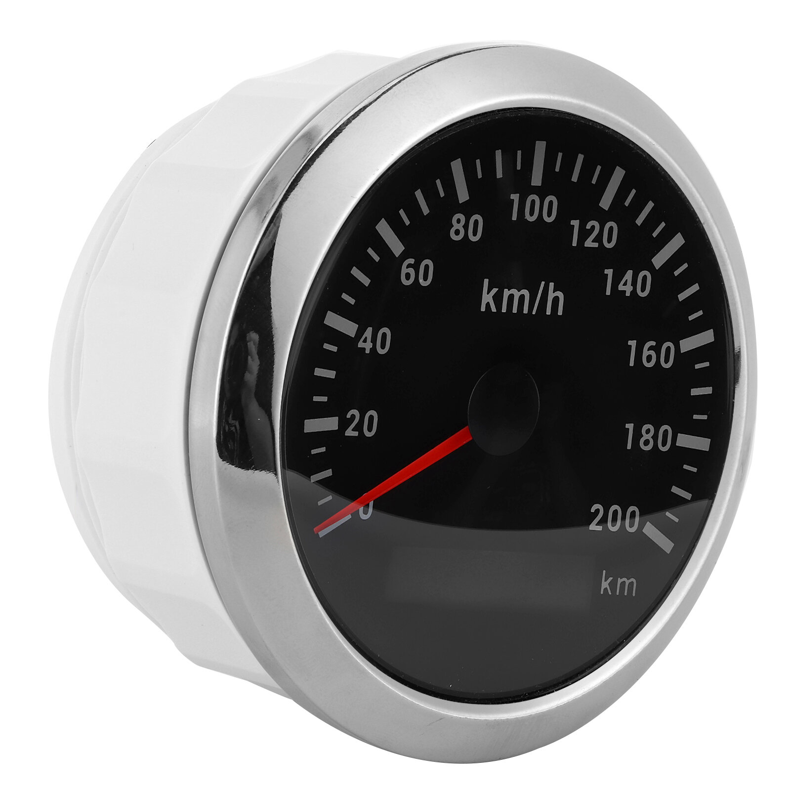 85 мм GPS спидометр 200 км/ч одометр водонепроницаемый для лодки автомобиля яхты мотоцикла черный циферблат