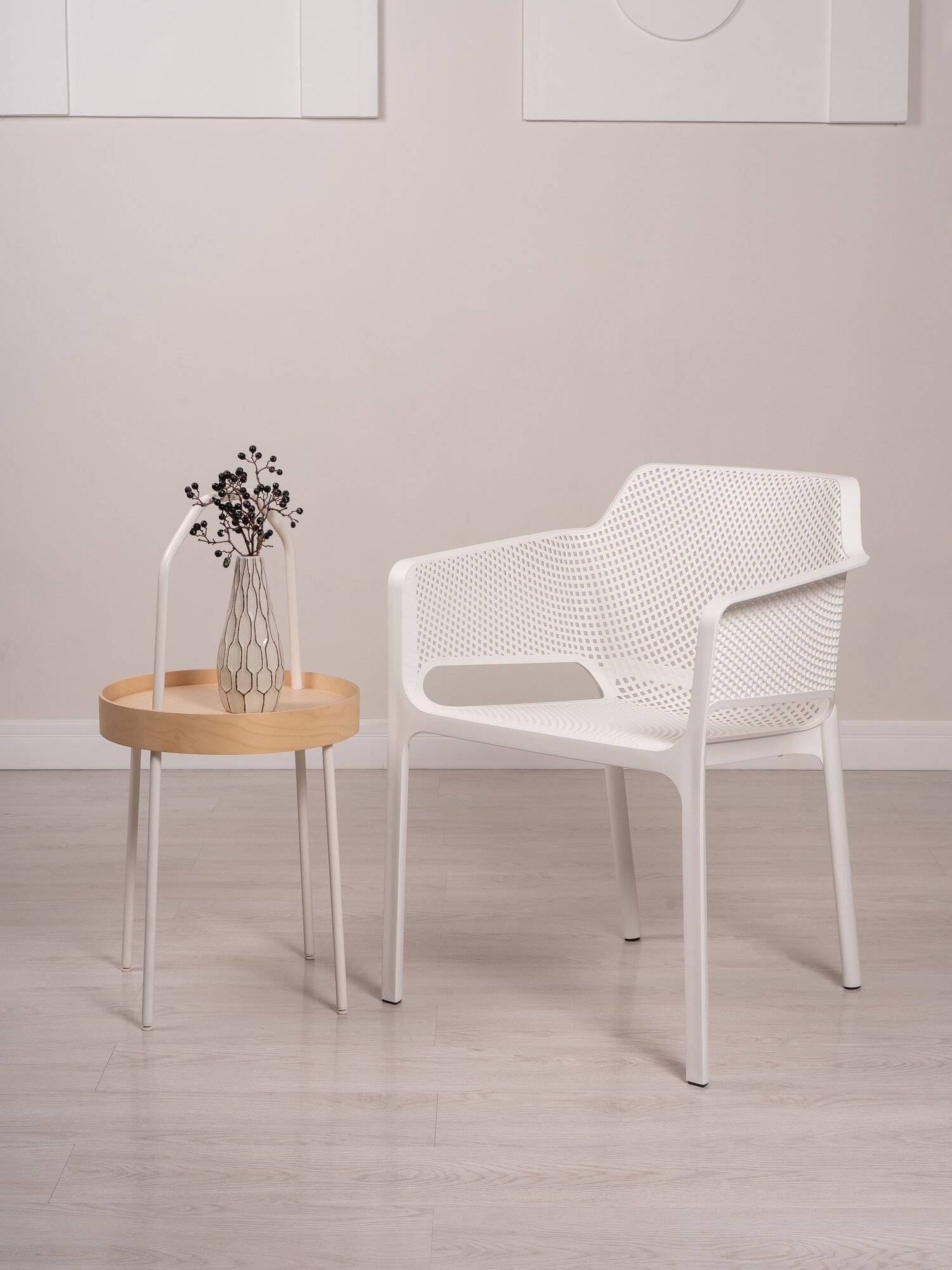 ЦМ Стулья - кресло EVER , белый комплект 3 шт, для дома и дачи, садовое кресло, кухонный стул